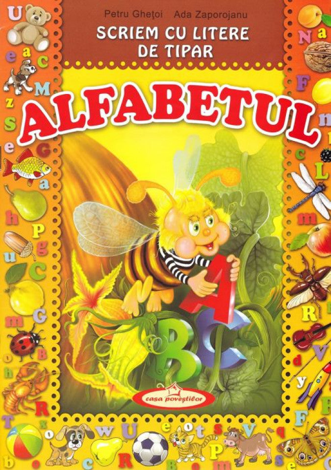 Scriem cu litere de tipar: Alfabetul – Carte Ortodoxa